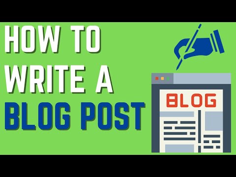 How To Write A Blog Post In 2021 | For Beginners