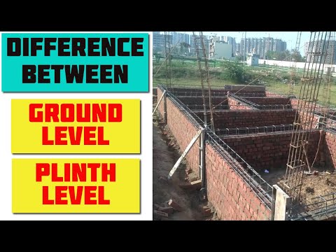 Difference Between Ground Level and Plinth Level | What is GL and PL in House Construction