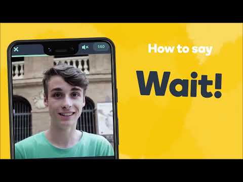 How to say "Wait" in Spanish - Learn Spanish fast with Memrise