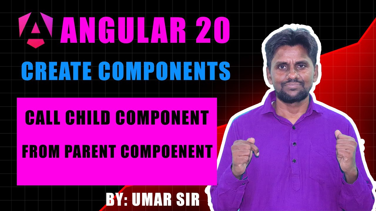 Angular 20 Components Tutorial – Connecting Child Components to parent components - Tutorial Rays