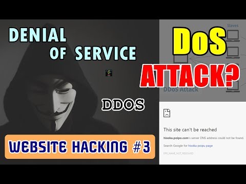 [HINDI] What is Denial Of Service? | DoS Attack | DoS v/s DDoS | Website Hacking #3