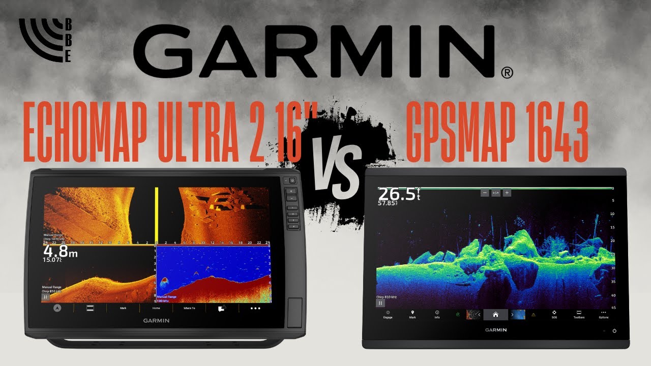 Garmin ECHOMAP Ultra 2 166sv vs GPSMAP 1643 | Side-by-Side Comparison
