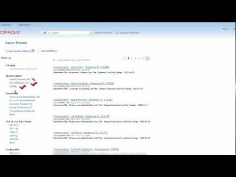 PeopleSoft Global Search - HCM