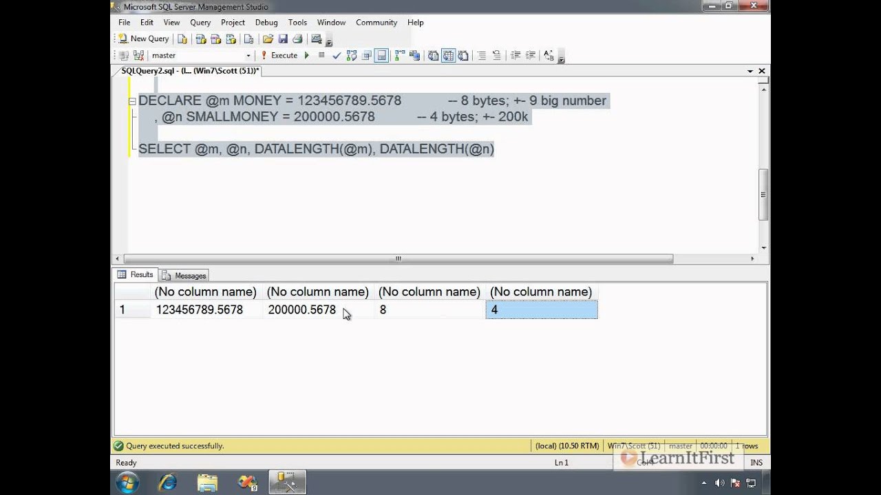 Overview of SQL Server Data Types: Numbers