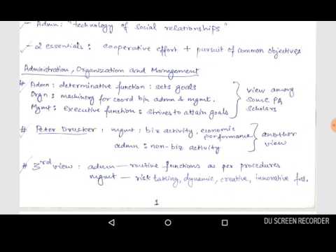 Public Administration: Meaning, Scope and Significance--MPA 012 IGNOU part 2