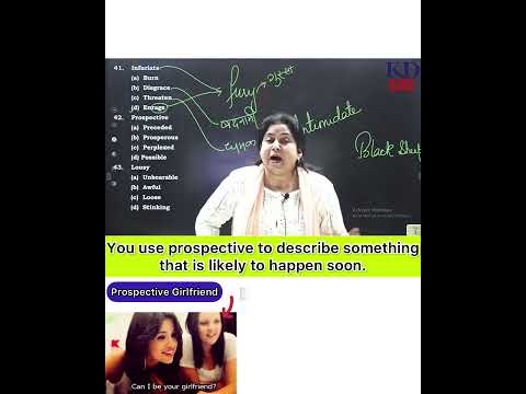 "Prospective" Meaning By Neetu Singh (Learn Vocabulary With Animation Trick Root Word) SSC CGL 2022