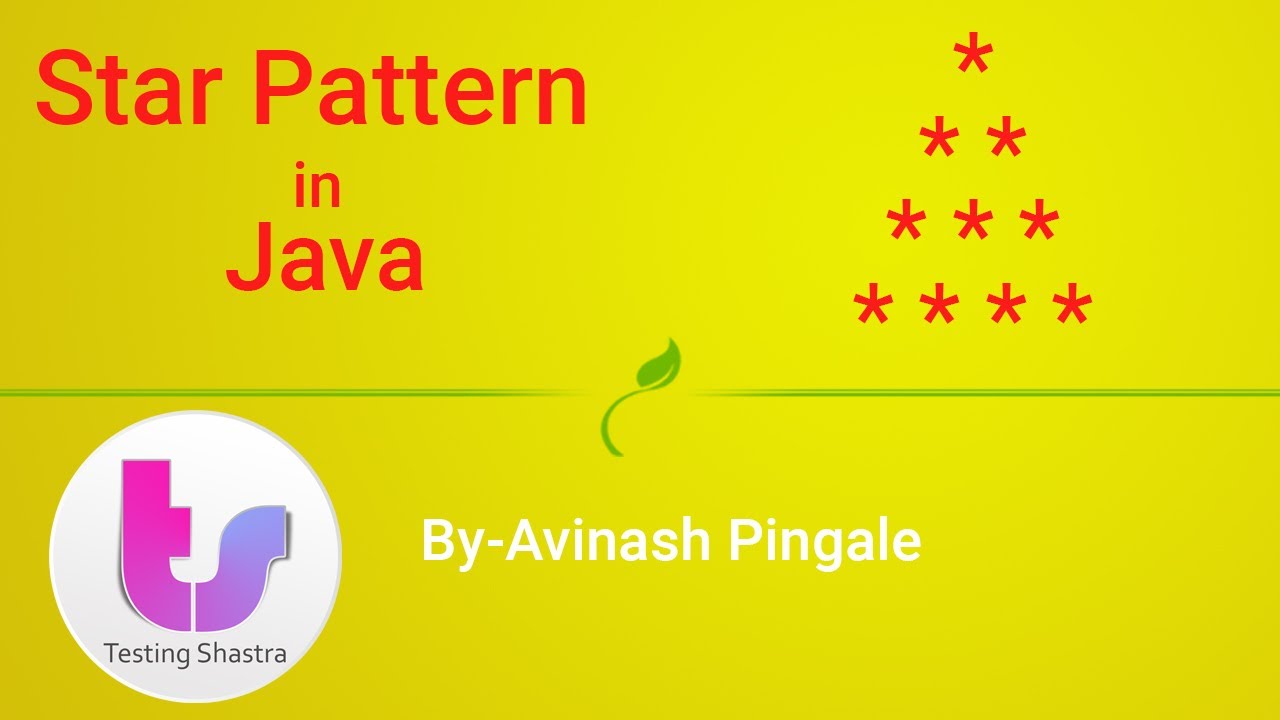[!SOLVED] Star Pattern using Java | Java Interview Program