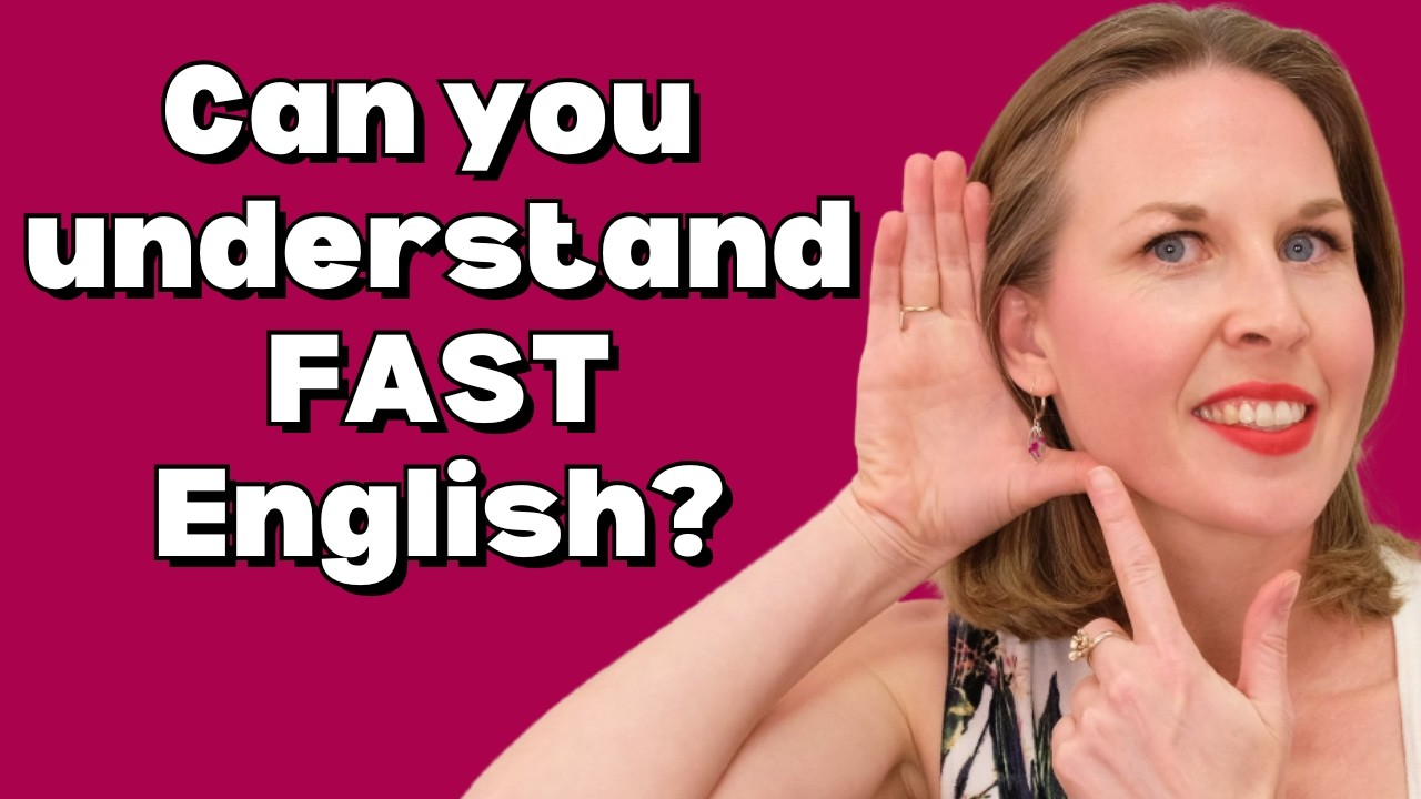 Can You Understand FAST ENGLISH? | C1 English Listening Practice Test