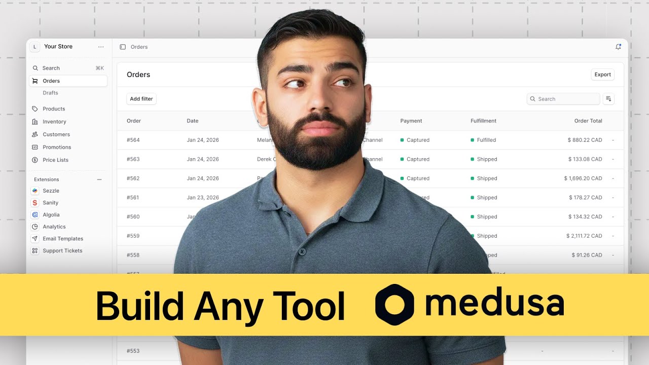 Medusa JS Tutorial: How to Build Custom Admin Tools