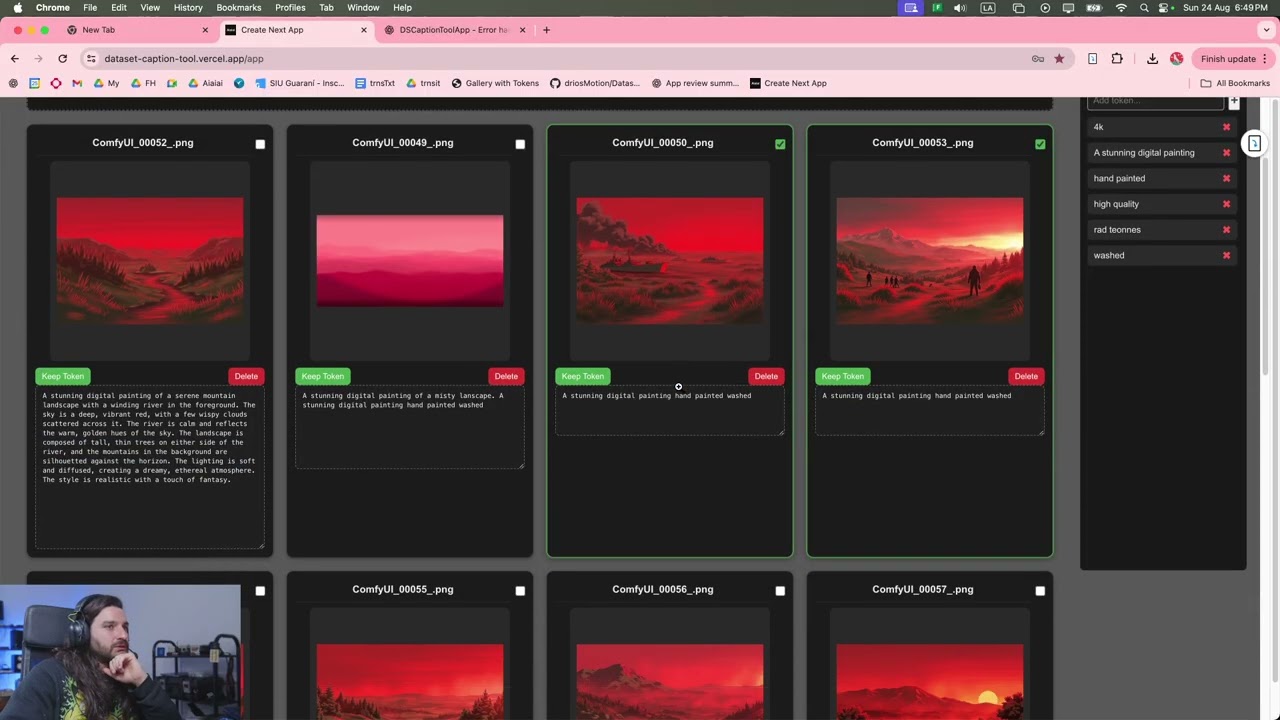 Dataset Captioning Tool - tutorial and demo