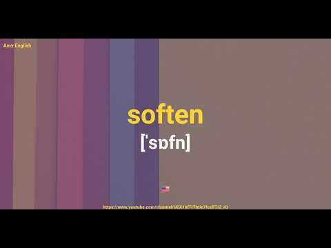 How To Pronounce Soften