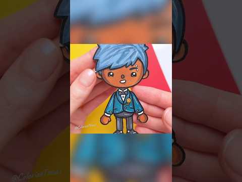 Toca Boca Paper Doll Boy 😉 #tocaboca #toca #paperdoll #tocabocapaperdoll #tocabocacharacter