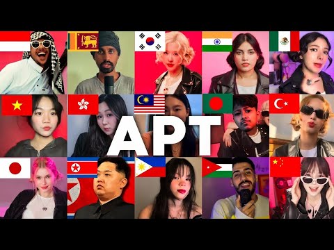 APT - Rosé & Bruno Mars : Who Sung It better (25 different countries) Re-Upload