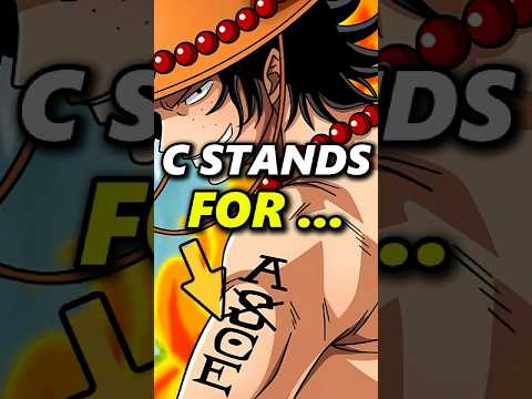 What is the meaning of Ace's tattoo? #onepiece #anime #luffy #ace #shorts #zoro #strawhat #nami