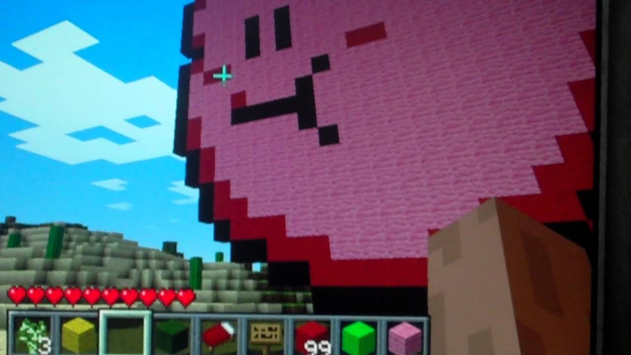 Minecraft Pixel Art 16- Kirby