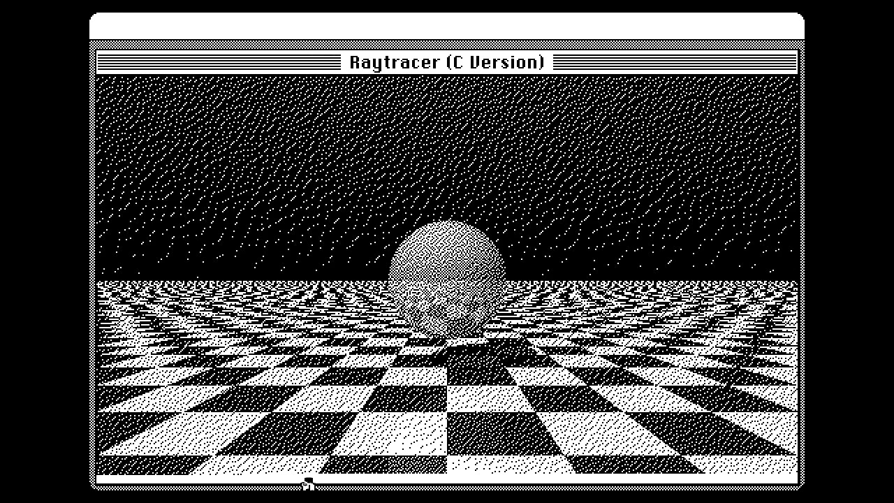 Developing a game for the Macintosh Plus in 2017