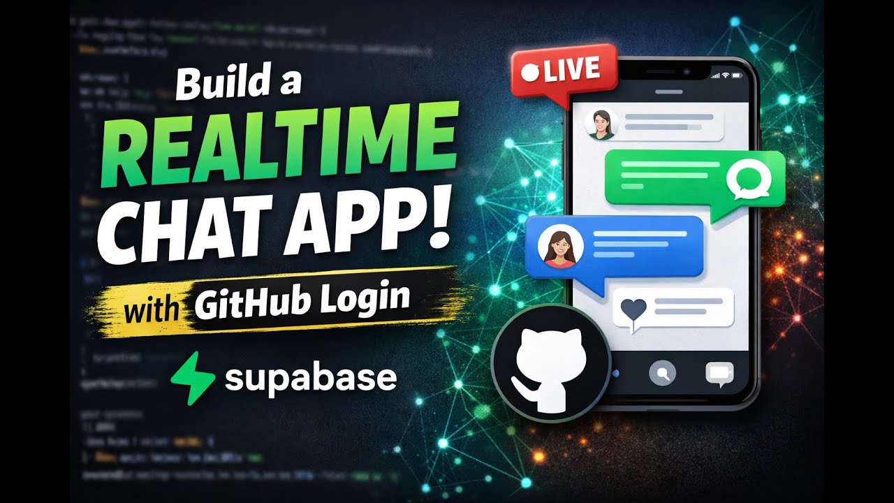 Build a Realtime Chat App with Supabase 🚀 | GitHub Auth + WebSockets + Postgres