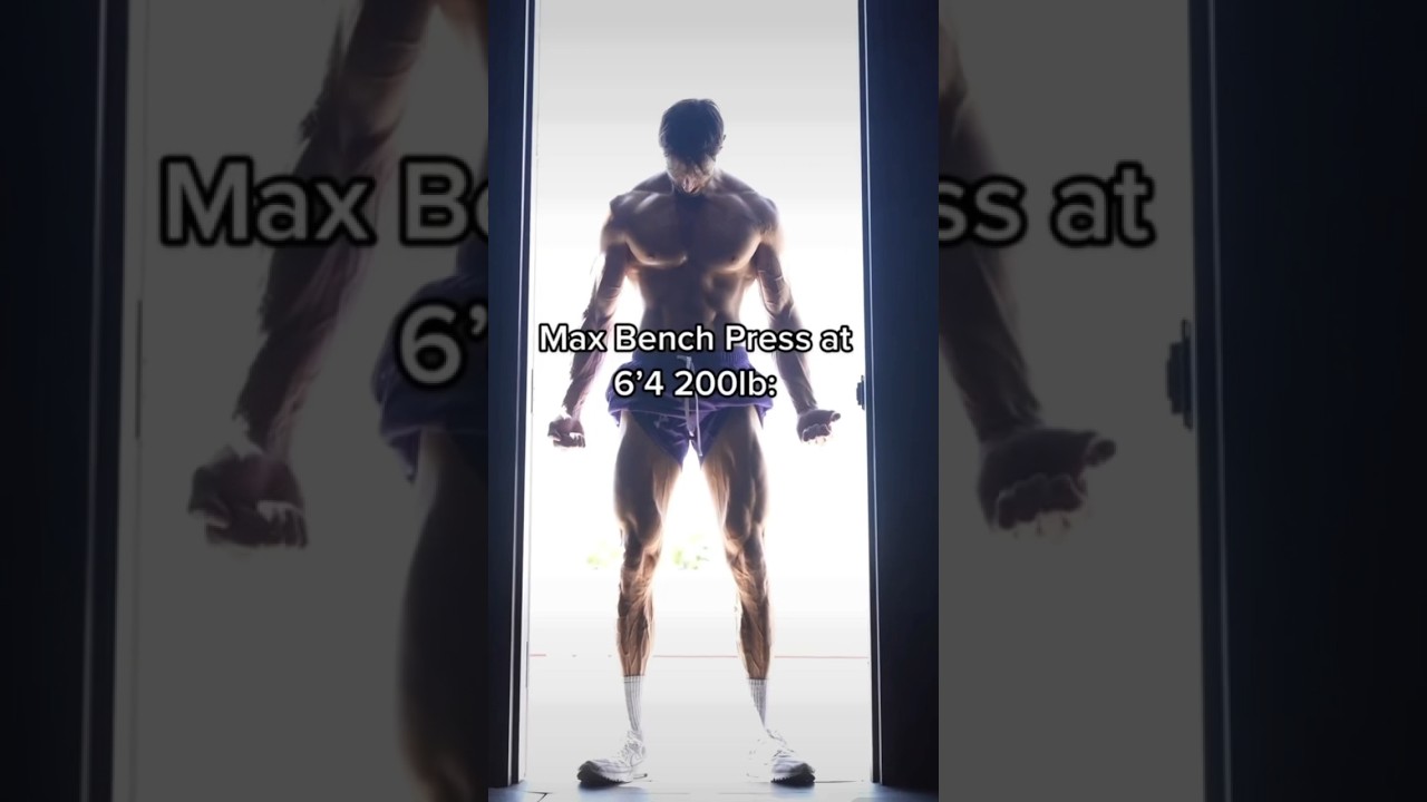 SHOCKING MAX BENCH PRESS AT 6’4