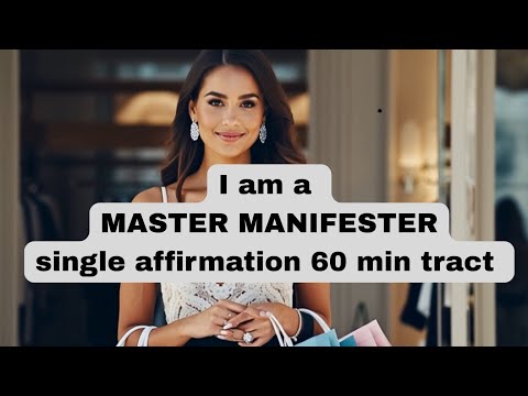 I Am A Master Manifester • Single Affirmation Subliminal • 60 Minutes to Unlock Your Subconscious