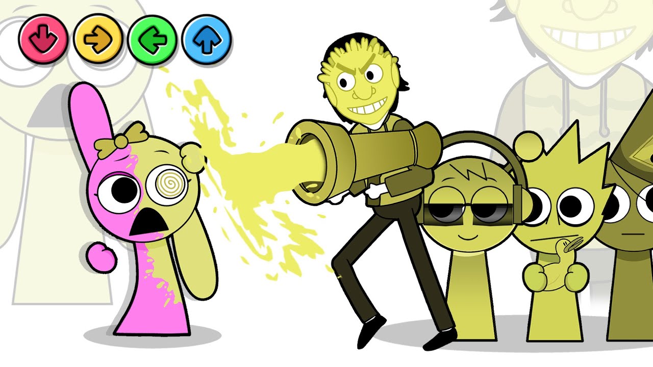 Incredibox Sprunki vs SPRUNKI, But Everyone Was In MUSTARD! ORIGIN STORY Animation | Animation