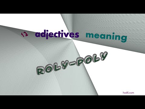 roly-poly - 15 adjectives meaning roly-poly (sentence examples)