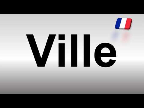 How to Pronounce Ville