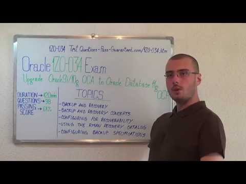 1Z0-034 – Oracle Exam 9i/10g OCA Test Database Questions