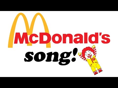 McDonald's song with lyrics (CC) マクドナルド CM LEGO
