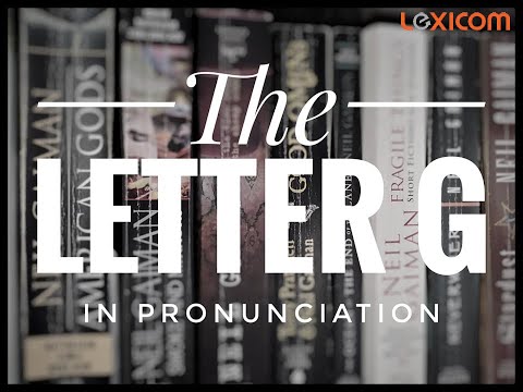 Pronunciation of the letter "G" - English Bite LEXICOM