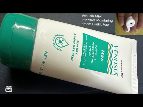 Venusia max intensive moisturising cream | Blinkit Aap | hydrating cream fdry to very dry skin glyce