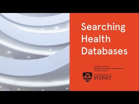 Searching Health databases