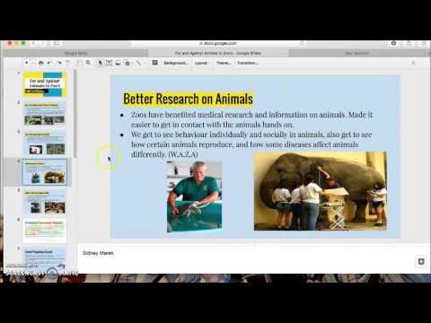 For and Against Animals in Zoos PRO SIDE