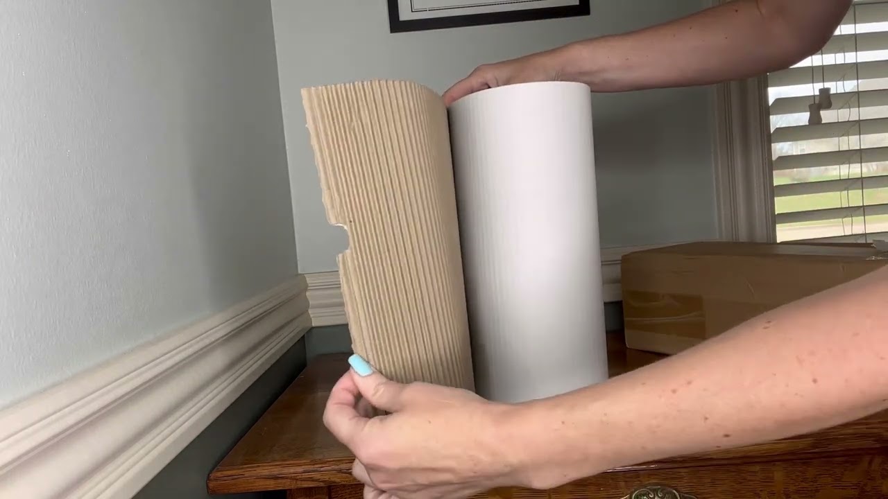 Geyoga Single Face Corrugated Cardboard, Shipping Roll Paper, Wrap for Packing, Storage, DIY Craft