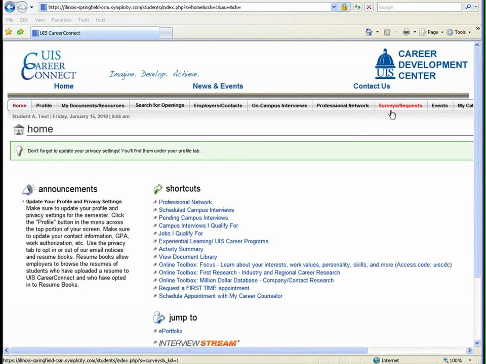 CareerConnect Introduction