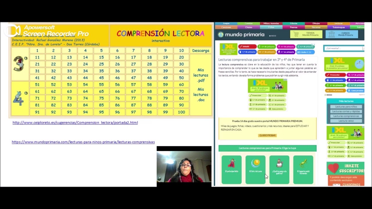 LECTURA COMPRENSIVA MIÉRCOLES