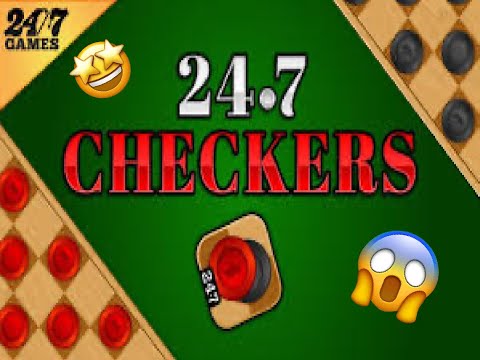 24/7 Checkers Gameplay