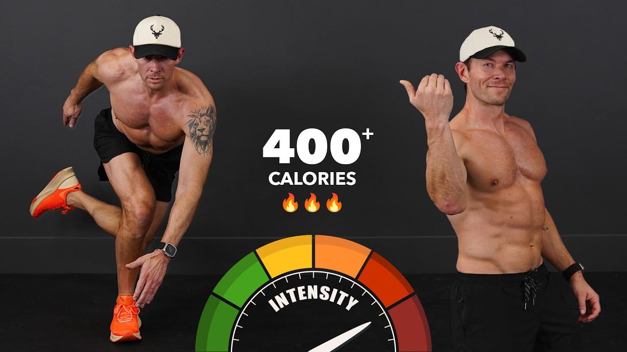 30 Min Savage HIIT Workout 🔥 400+ Calories! (No Equipment, No Repeats)