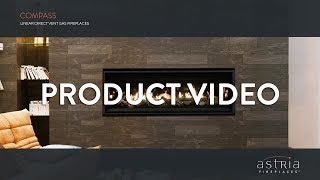 Astria Compass Linear Compass Direct-Vent Contemporary Gas Fireplace ...