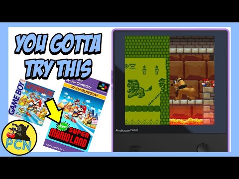 Super Mario Land gets a lick of paint | SNES, Analogue Pocket, MiSTer, RetroArch etc