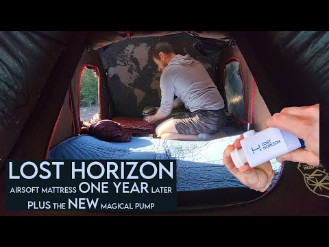 Lost Horizon Air Mattress (one year later) & the NEW Magical Pump!