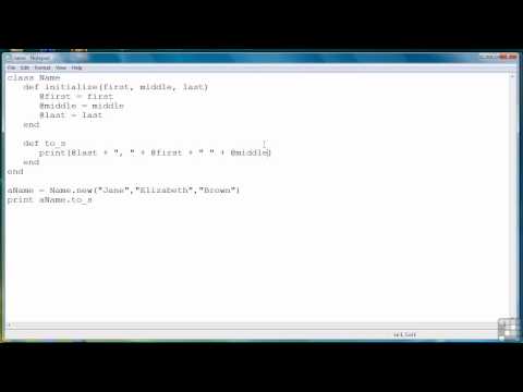 Ruby Programming Tutorial | Defining A Class - Part 2
