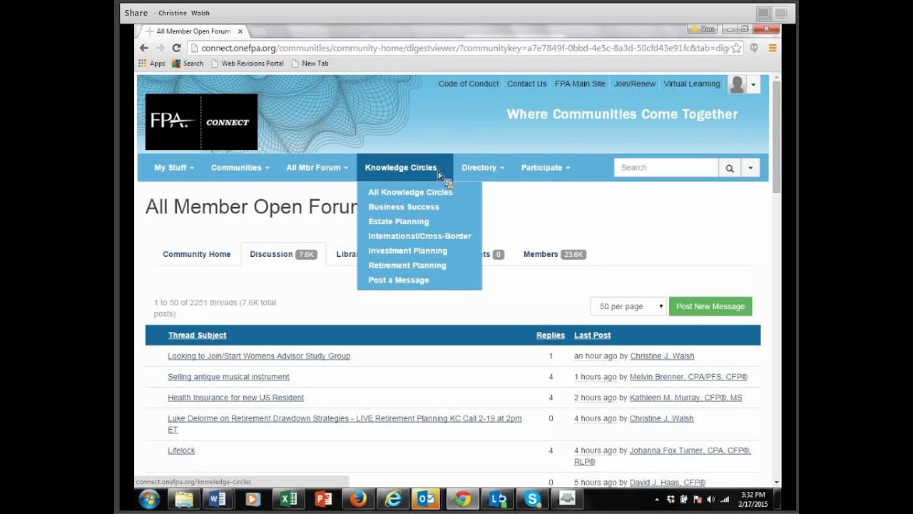 New FPA Connect Overview