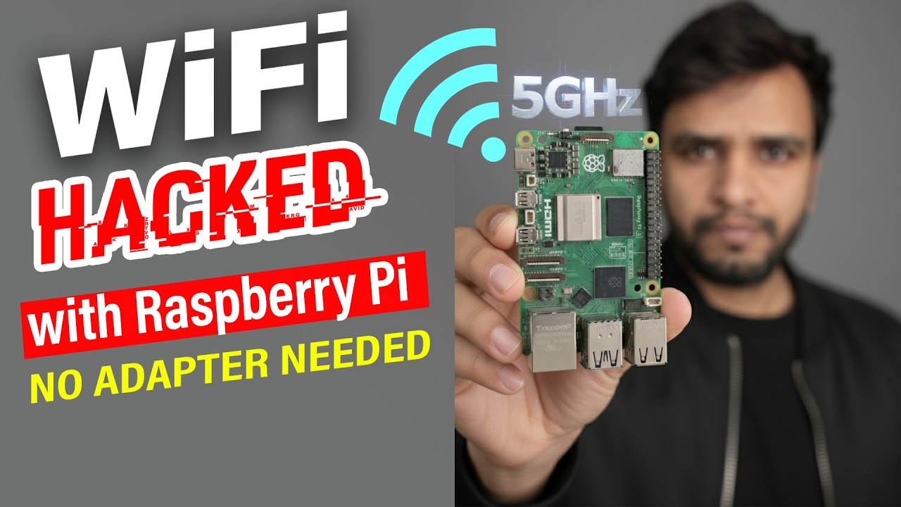 Turn your Raspberry Pi into a Wireless Hacking Machine (No Adapter)