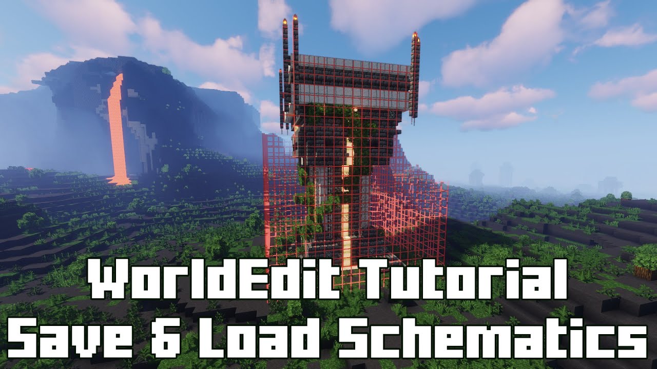 How to Copy, Paste & Save Builds with WorldEdit! (Full Tutorial)
