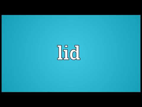 Lid Meaning