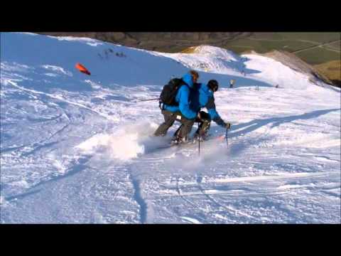 Tandem Skiing