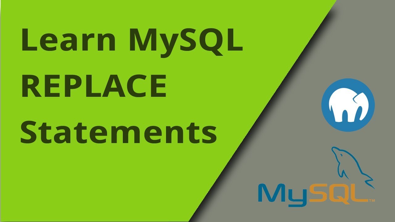 Learning MySQL - REPLACE Statement