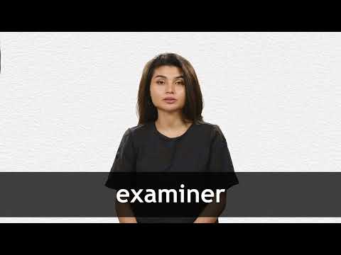 EXAMINER definition and meaning | Collins English Dictionary