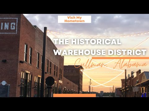 The Beautiful Warehouse District. Cullman, Alabama