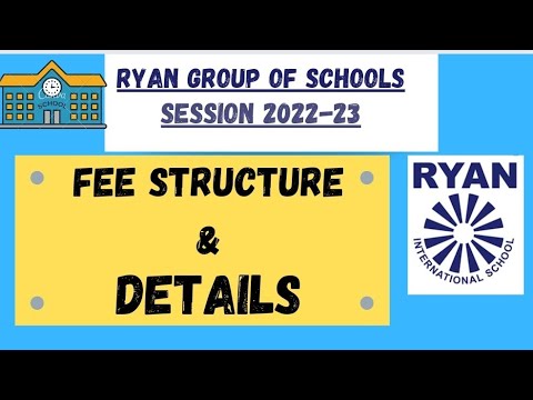 Ryan International School fee structure|Admission in Ryan group of schools 2022-23